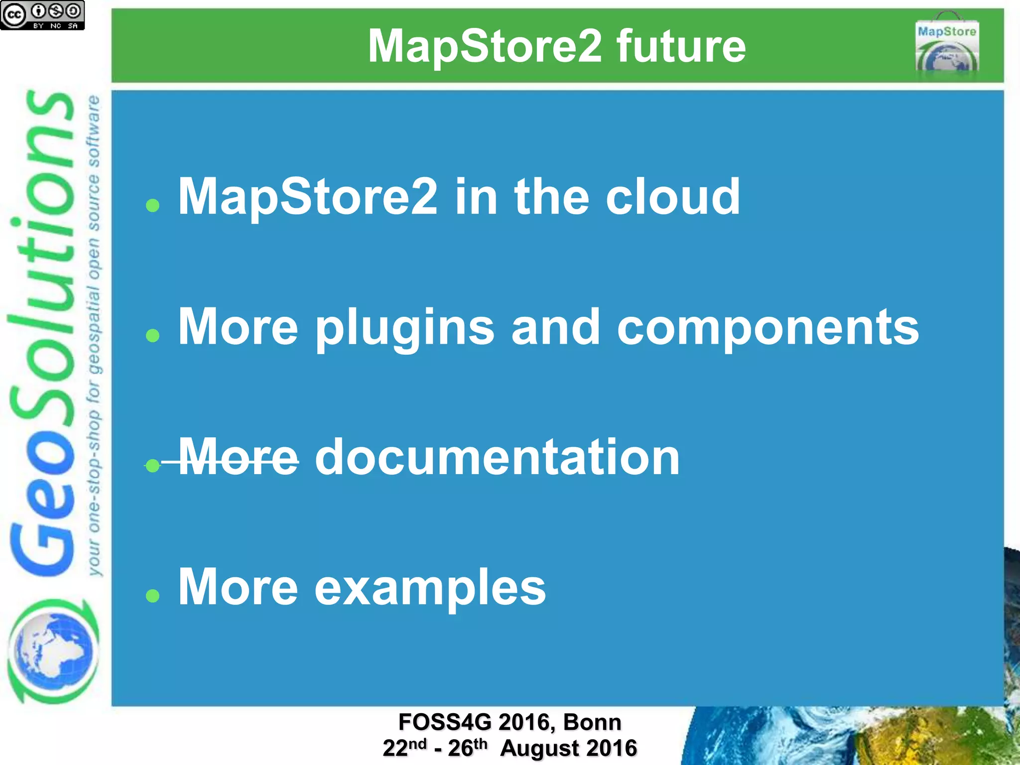 MapStore 2, modern mashups with OL3, Leaflet and React | PPT