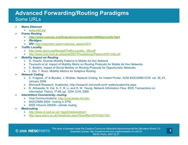 Advanced in Forwarding and Routing | PPT