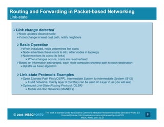 Advanced in Forwarding and Routing | PPT