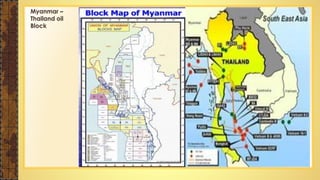 Map telling the story of Mineral Resources in Myanmar & Thailand | PPTX