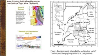 Map telling the story of Mineral Resources in Myanmar & Thailand | PPTX