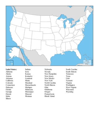Map test 2 anglo america study guide | DOCX