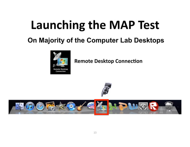 MAP Test Instructions for LAB & CART | PDF