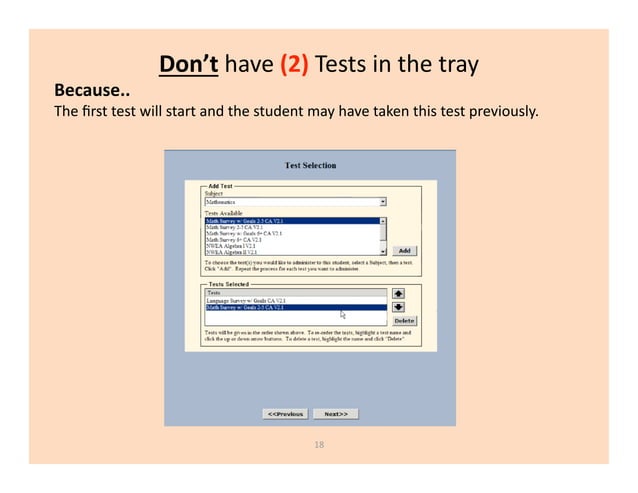 MAP Testing Instructions - CART ONLY | PPT