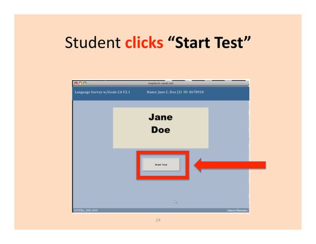 MAP Testing Instructions - CART ONLY | PPT