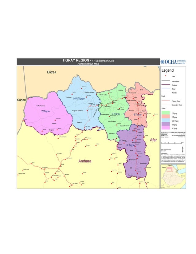 Map tigray | PDF
