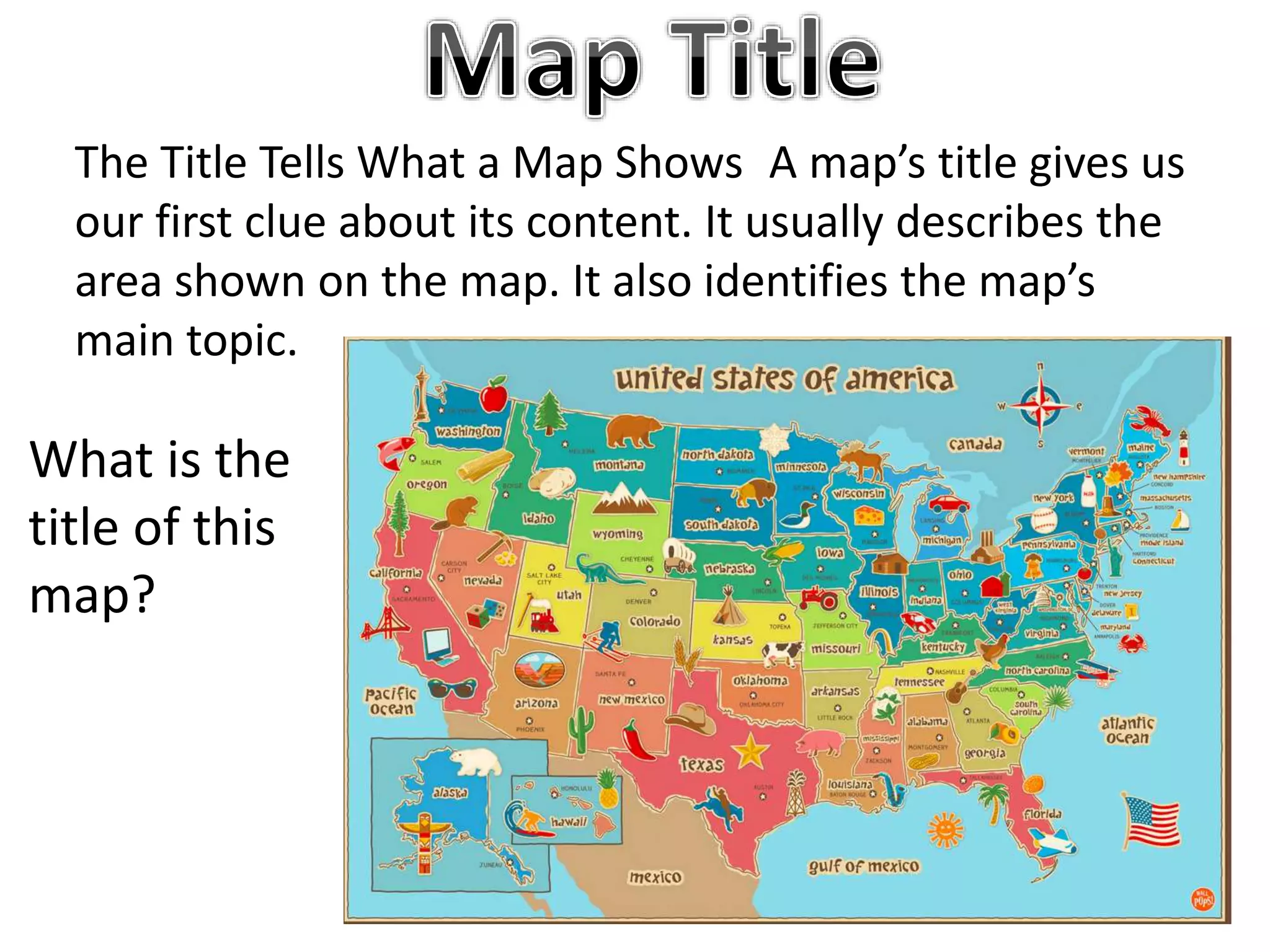 Map titles and symbols | PPTX