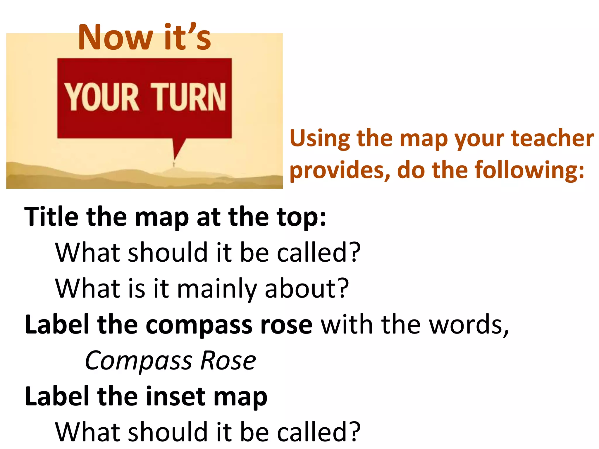 Map titles and symbols | PPTX