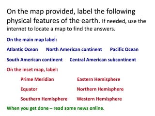Map titles and symbols | PPTX