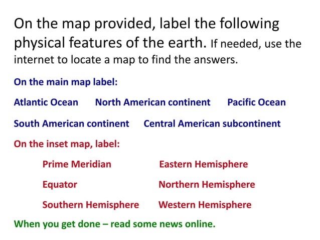 Map titles and symbols | PPTX | Geography | Science