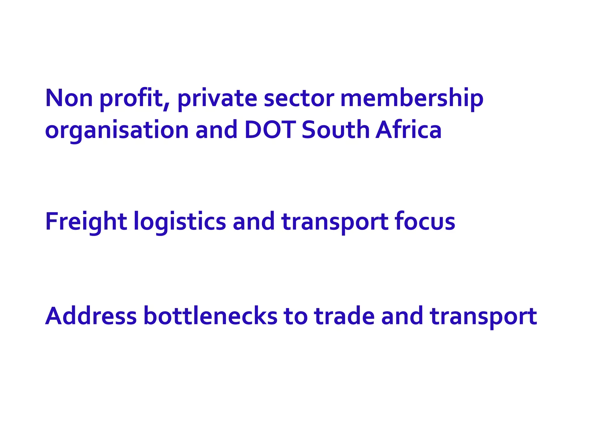 Maputo corridor: Where to now? | PPT