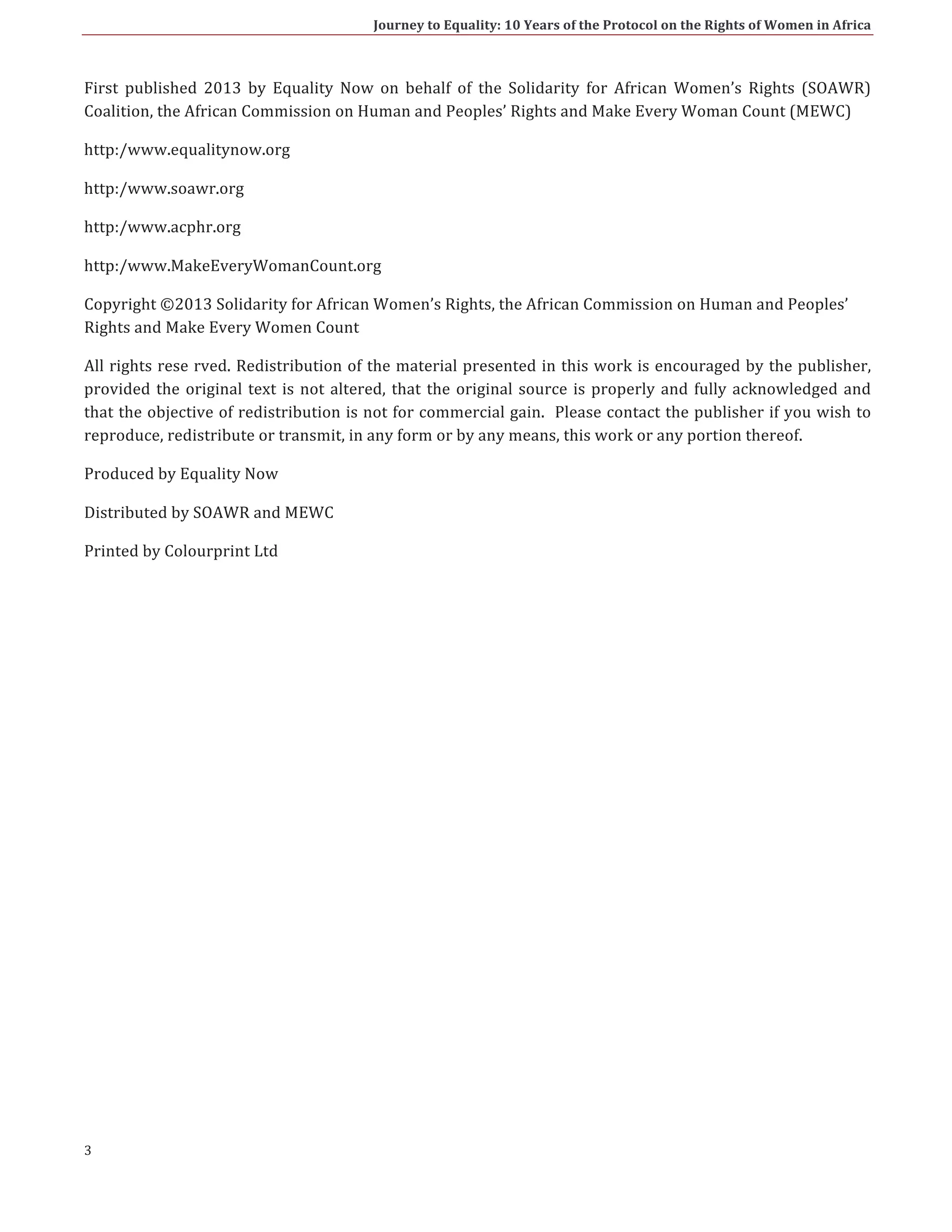 Maputo protocol | PDF