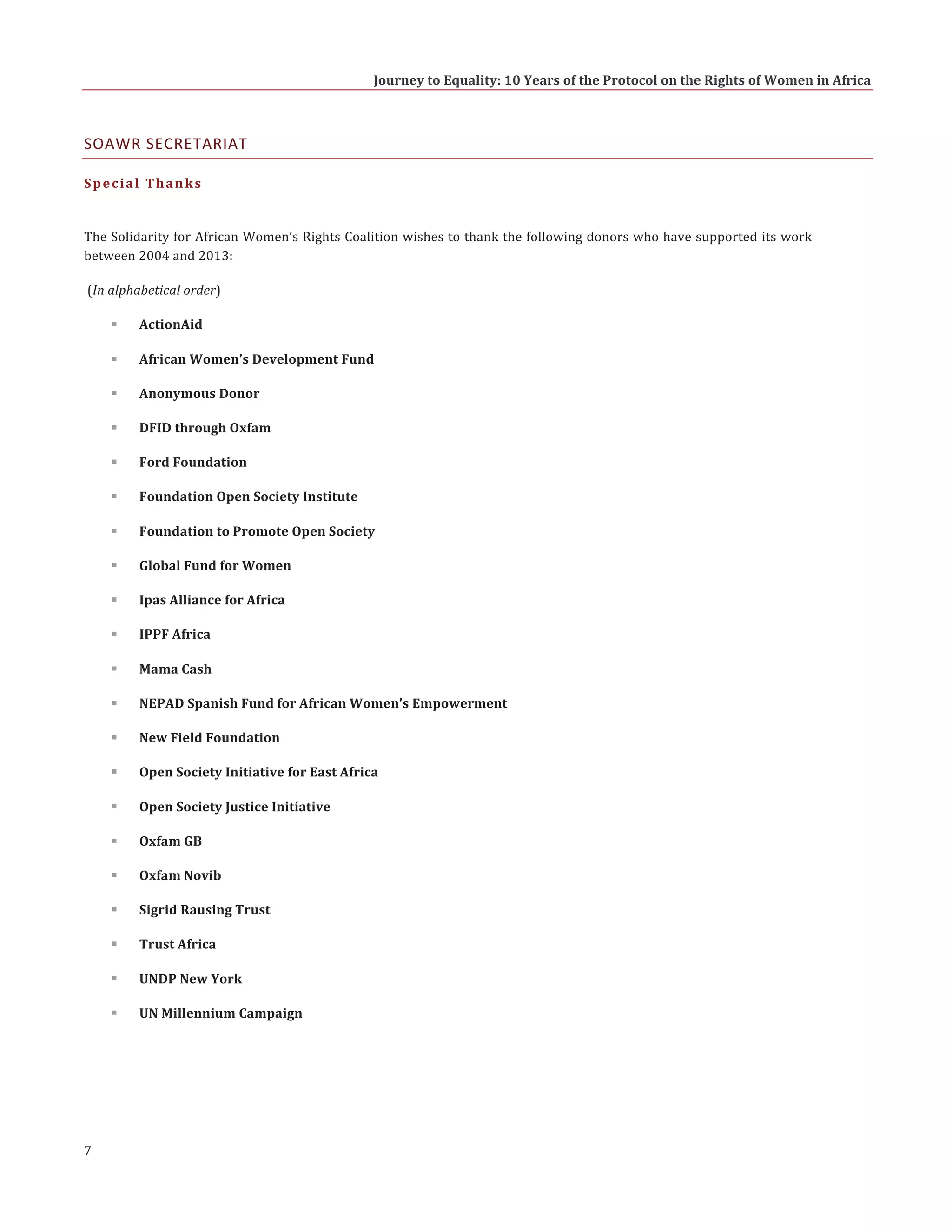 Maputo protocol | PDF