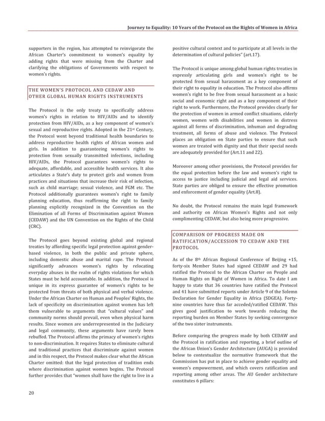 Maputo protocol | PDF