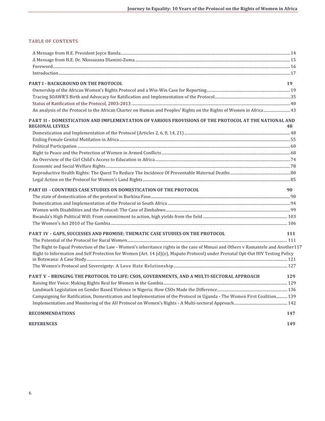 Maputo protocol | PDF