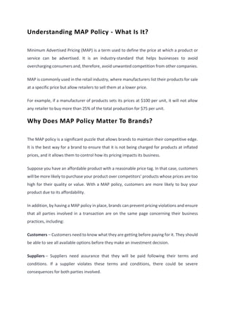 MAP Violation.pdf | Consumer Issues | Business