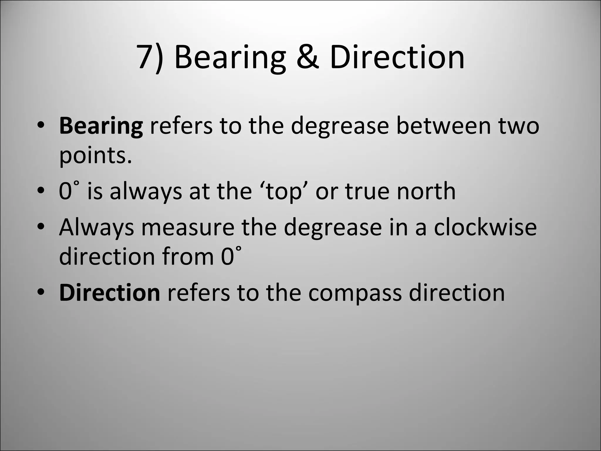 Mapwork calculations | PPT