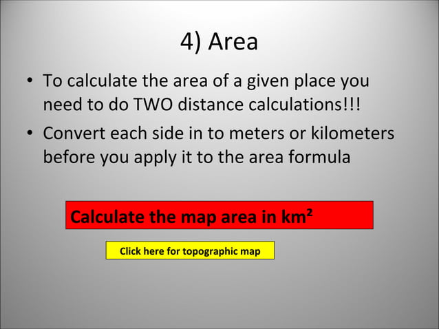 Mapwork calculations | PPT