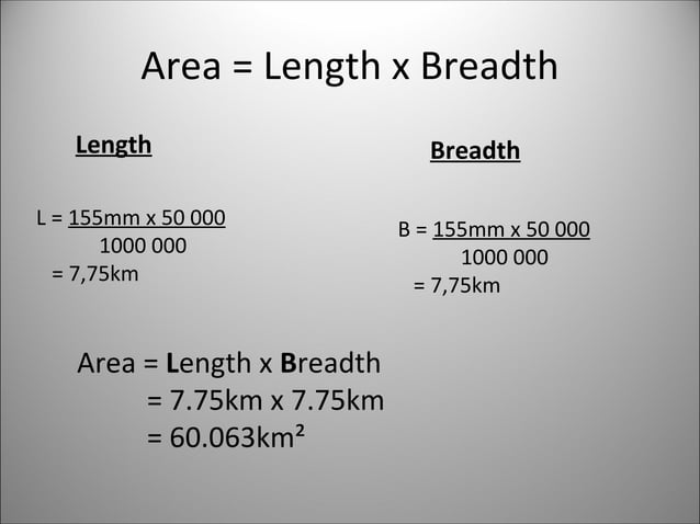 Mapwork calculations | PPT