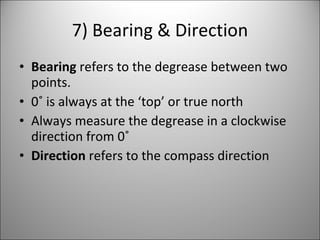 Mapwork calculations | PPT