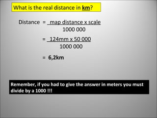 Mapwork calculations | PPT