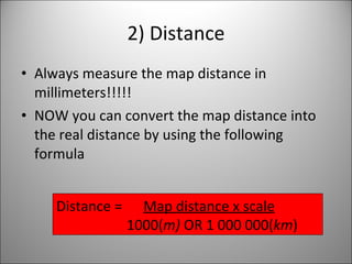 Mapwork calculations | PPT