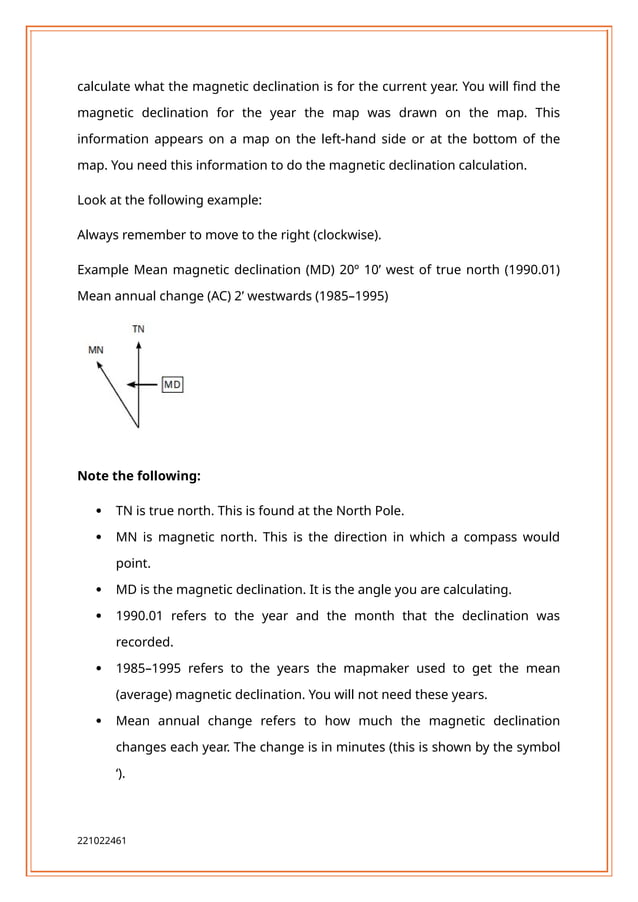 Maps-and-map-interpretation.MAPWORK_SKILLS_NOTES.docx | Agriculture ...