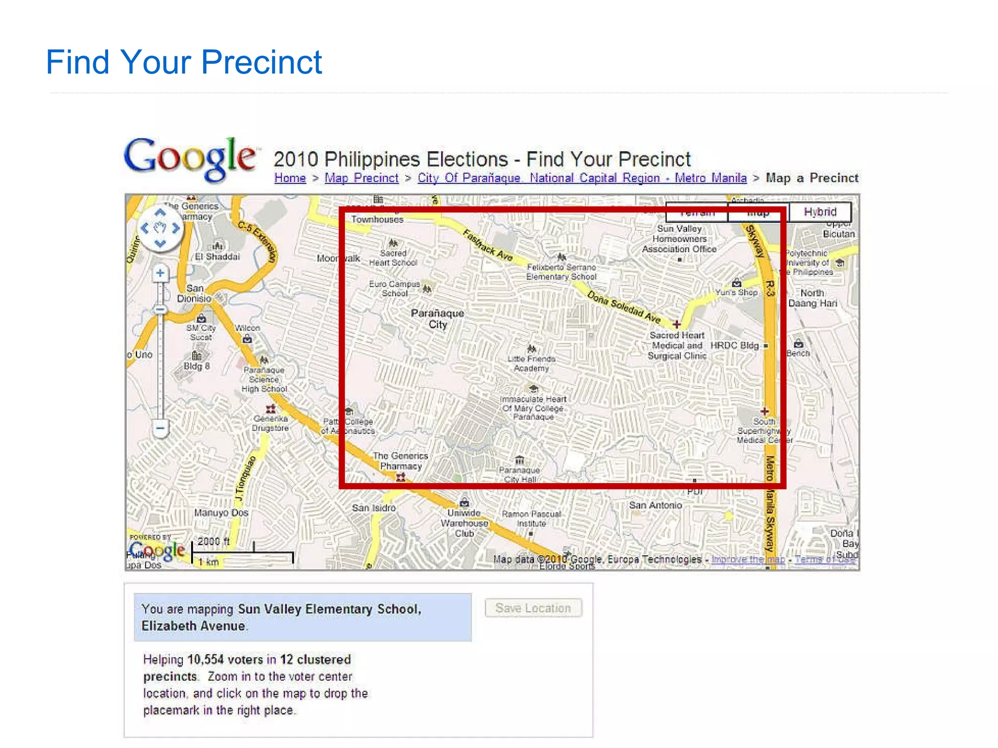 Map your precinct tutorial | PPT