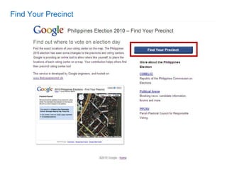 Map your precinct tutorial | PPT