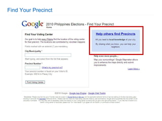 Map your precinct tutorial | PPT