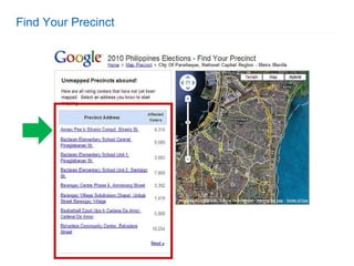 Map your precinct tutorial | PPT