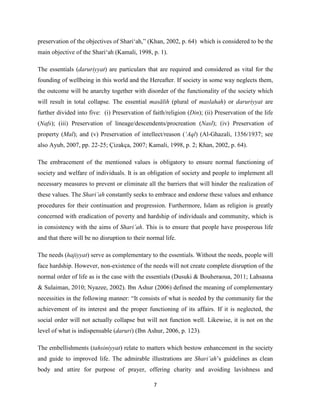 Maqasid alshariah in islamic finance an overview | PDF