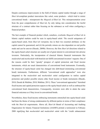 Maqasid al shariah in islamic finance an overview | PDF