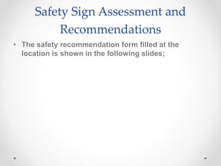 Safety Signs Assessment Survey and Recommendations Presentation.pptx