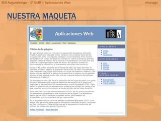 Maquetar pagina html con css | PPTX