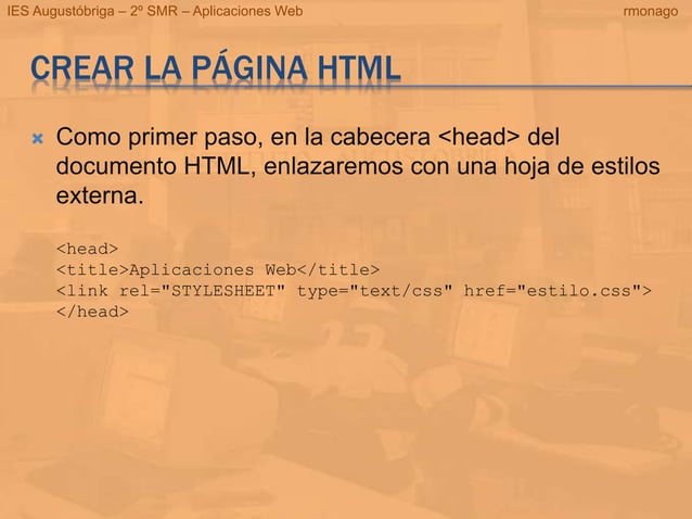 Maquetar pagina html con css | PPTX