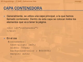 Maquetar pagina html con css | PPTX
