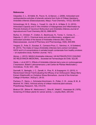 Maqui | PDF