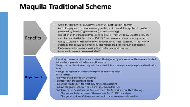Maquiladora scheme in Mexico | PDF | Business | Business and Finance