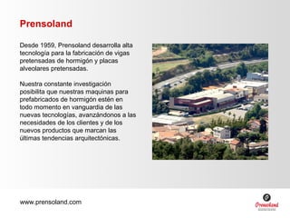 Maquinas para fabricar placas alveolares de concreto | PPT