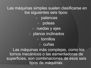 Maquinas Simples | PPTX