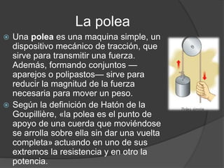 Maquinas Simples | PPTX