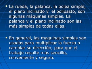 Maquinas simples | PPT