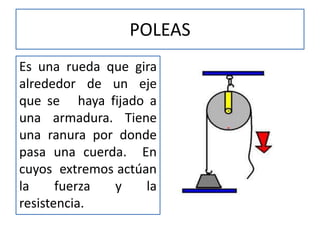 Maquinas simples | PPTX