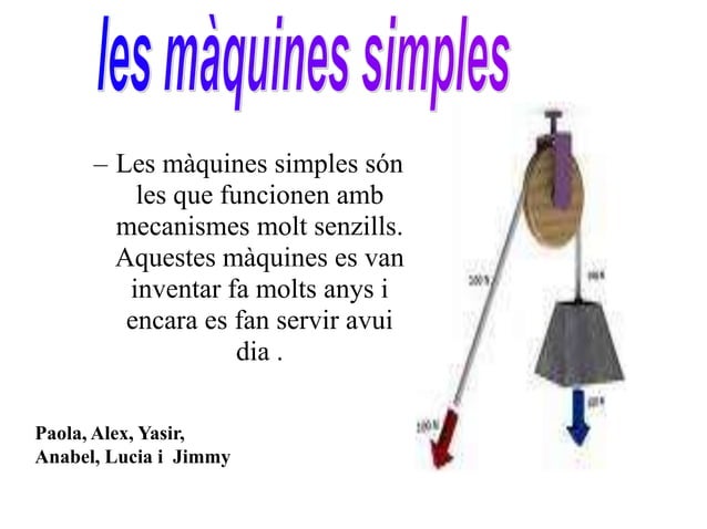 Maquines Simples | PPT