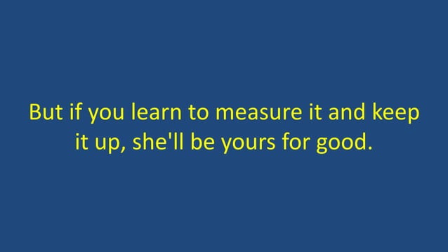 Always Be Testing Her Level Of Attraction | PPT