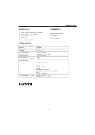 Haier User Manual |Model LE43F9000AP | Haier India's Tv |Haier Inspired ...