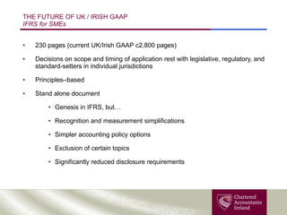 Future of Irish GAAP and IFRS for SME | PPT