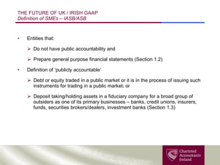 Future of Irish GAAP and IFRS for SME | PPT