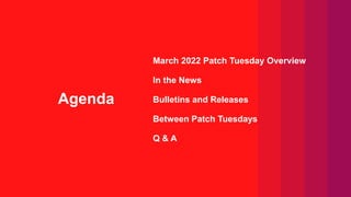 2022 March Patch Tuesday | PPT